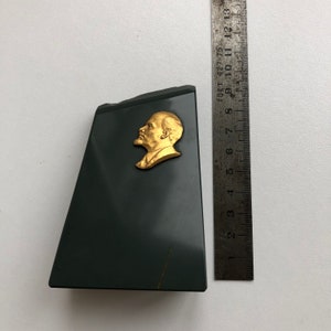 Vintage Souvenir "lenin", Miniature Desktop Monument, Natural Stone ...