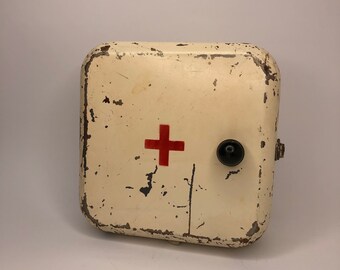 Red Cross Metal Box | Etsy