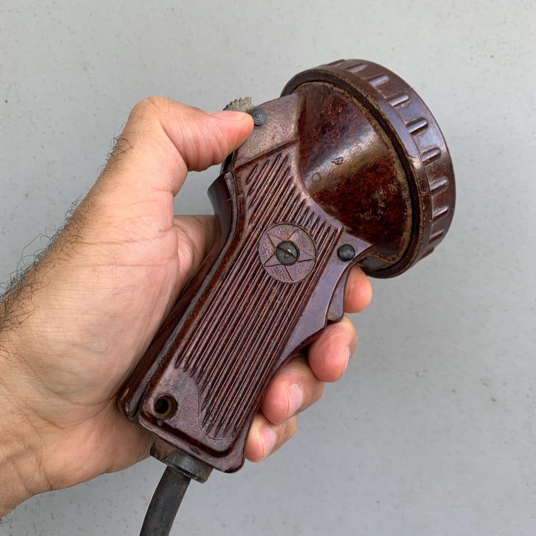 Vintage Army Flashlight, Soviet Flashlight, Border Troops Flashlight ...