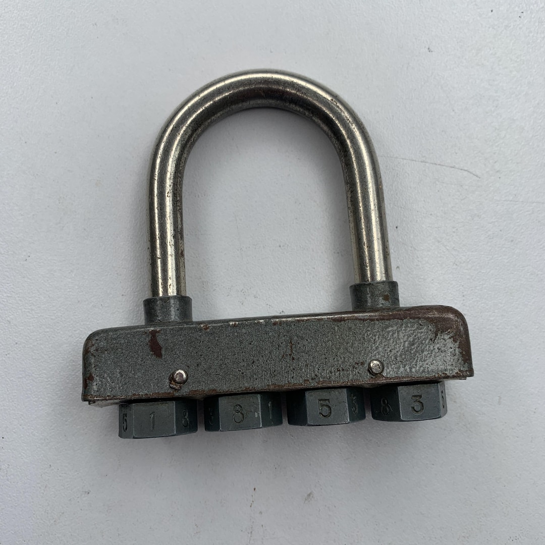 Vintage Combination Lock, Secret Lock, Padlock, Soviet Door Lock ...