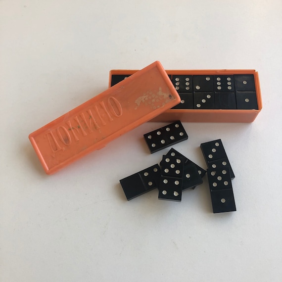 Vintage Domino Game Soviet Domino Russian Domino Souvenir | Etsy