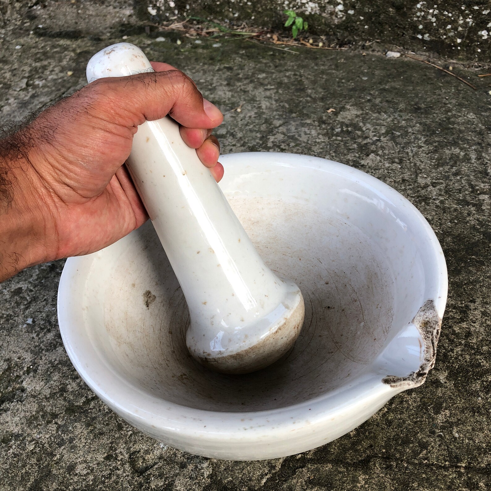 Vintage laboratory mortar Extra large mortar Soviet | Etsy