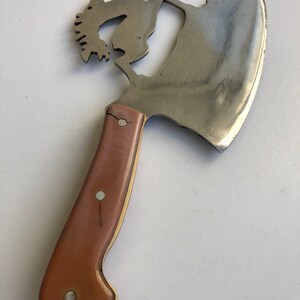 Soviet Butcher Ax, Ornate Deer Blade, Handmade, Vintage Ax, Steel Ax ...