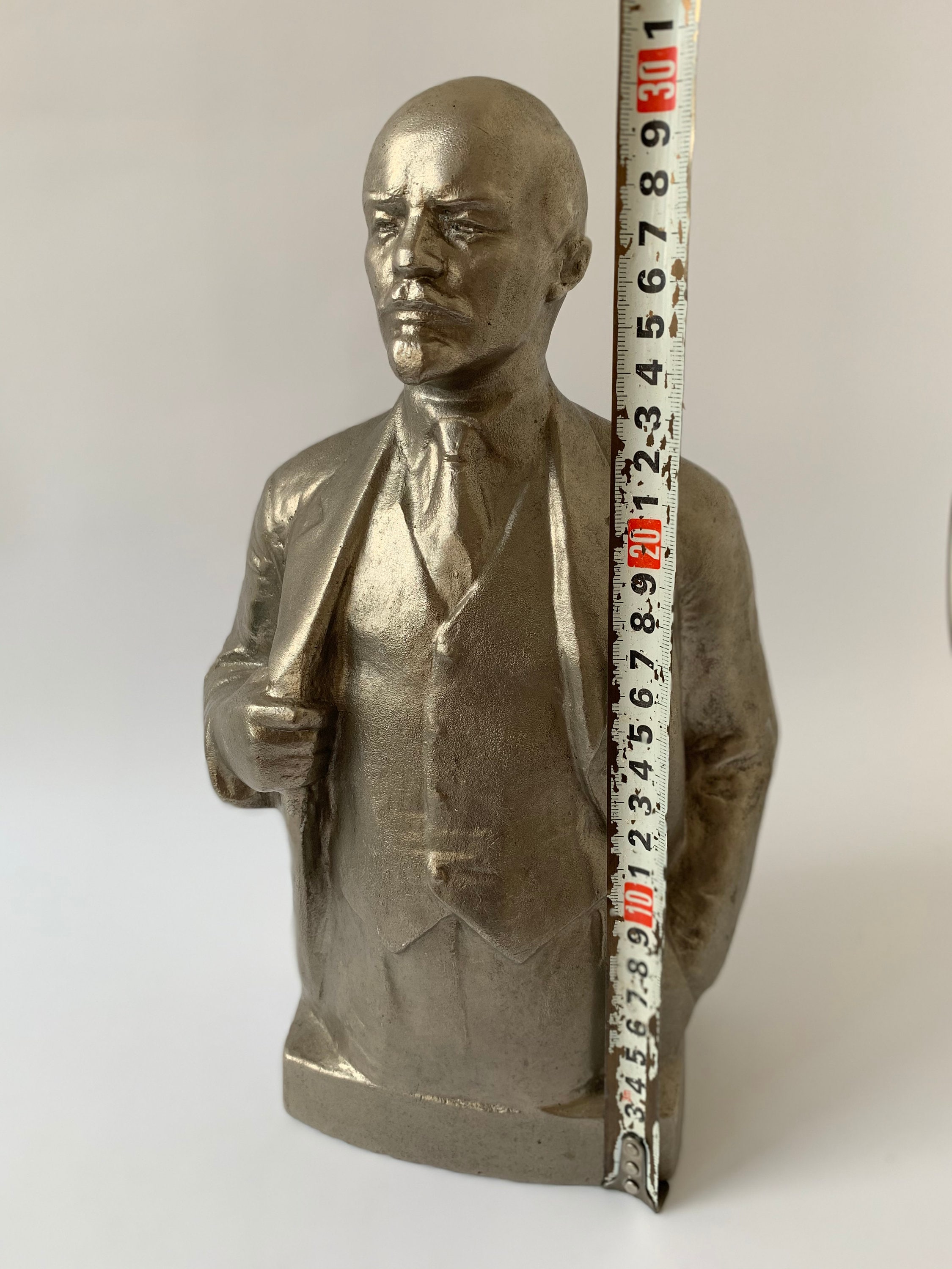 Lenin Sculpture 32 Cm Soviet Table Sculpture Monumental - Etsy