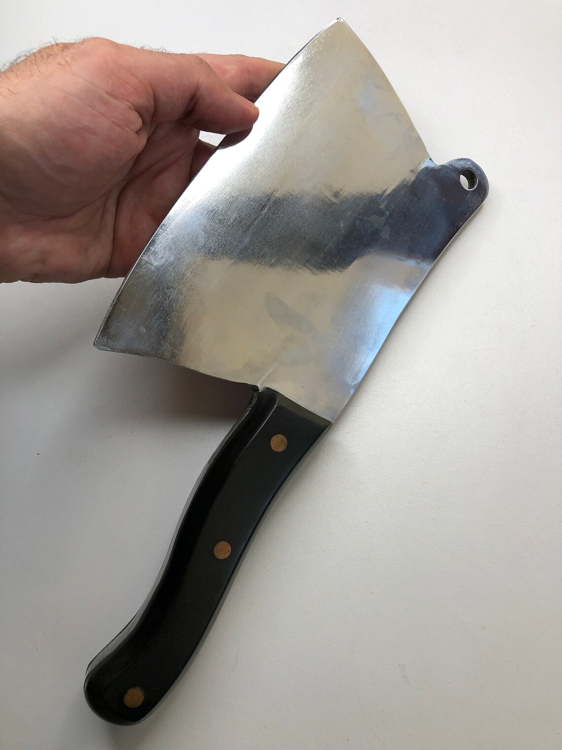 Vintage Kitchen Axe, Butcher's Axe, Soviet Axe, Handmade, Steel Axe ...