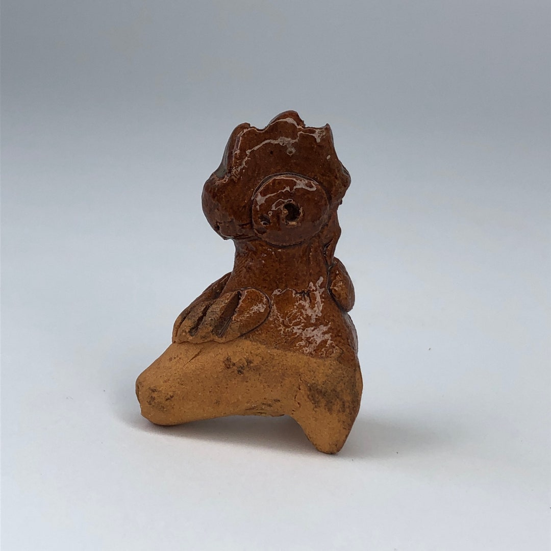 Vintage Ceramic Whistle, Cockerel Whistle, Clay Toy, Ocarina, Ceramic ...