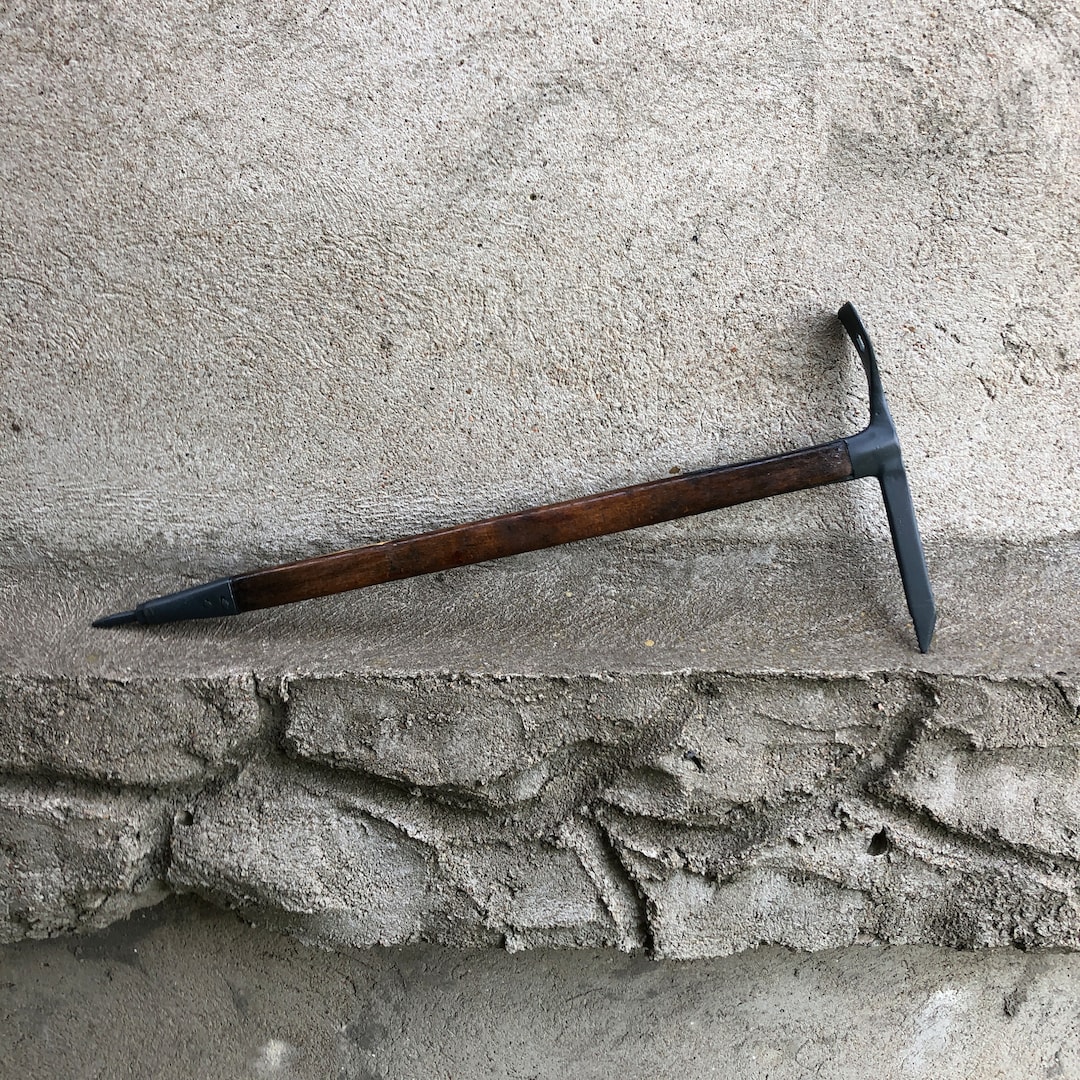 Ice Ax, Vintage Ice Ax, Soviet Ice Ax, Wooden Ice Ax, Climbing ...