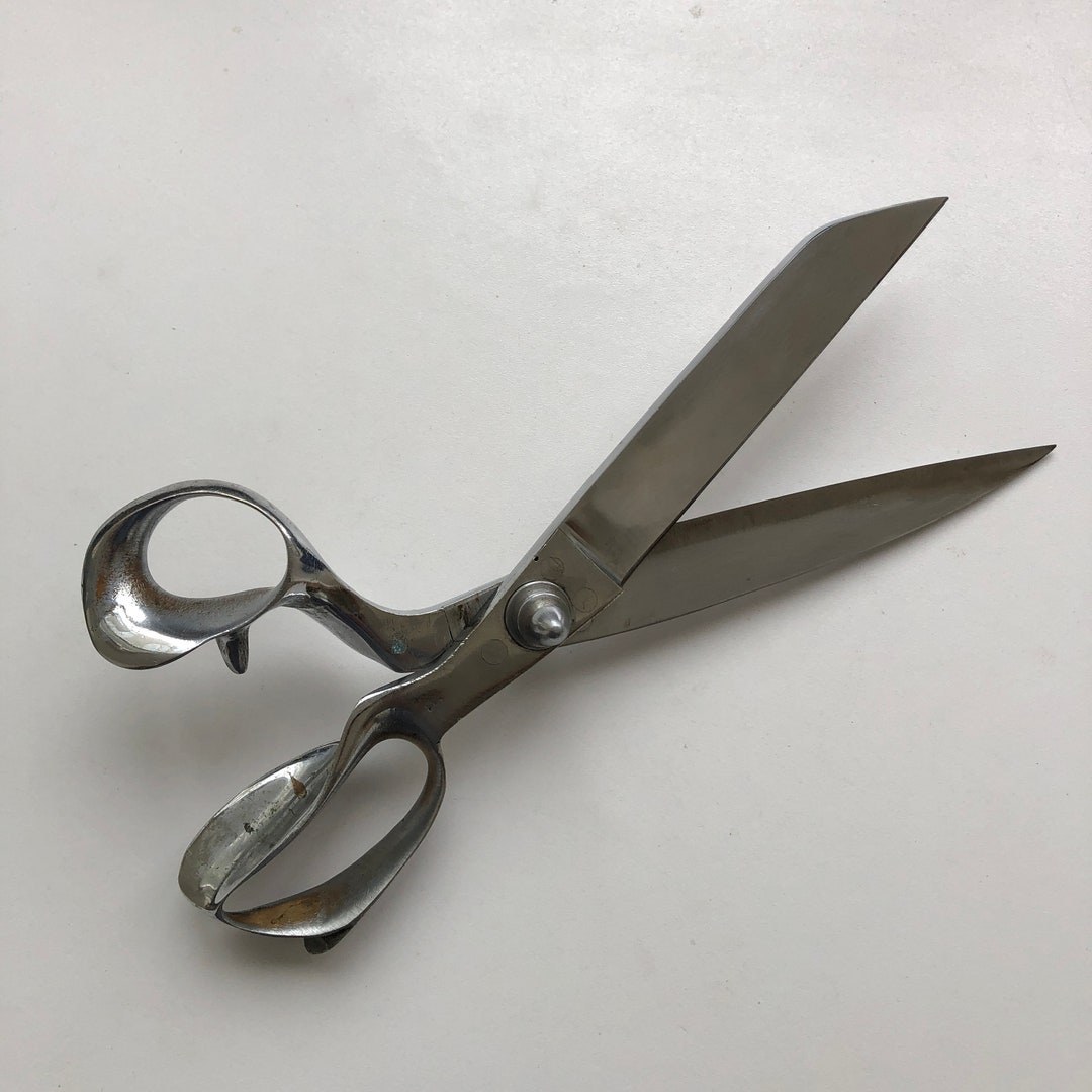 Vintage Tailor Scissors, Large Scissors, Sewing Tool, Cutting and ...