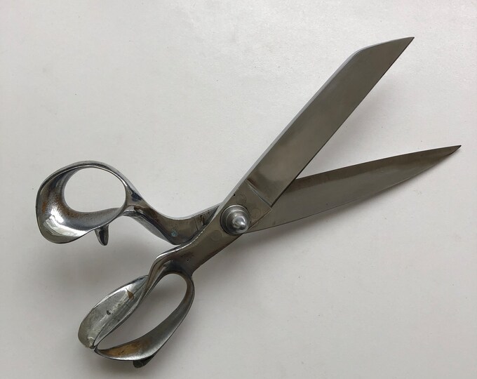 Vintage Tailor Scissors, Large Scissors, Sewing Tool, Cutting and ...