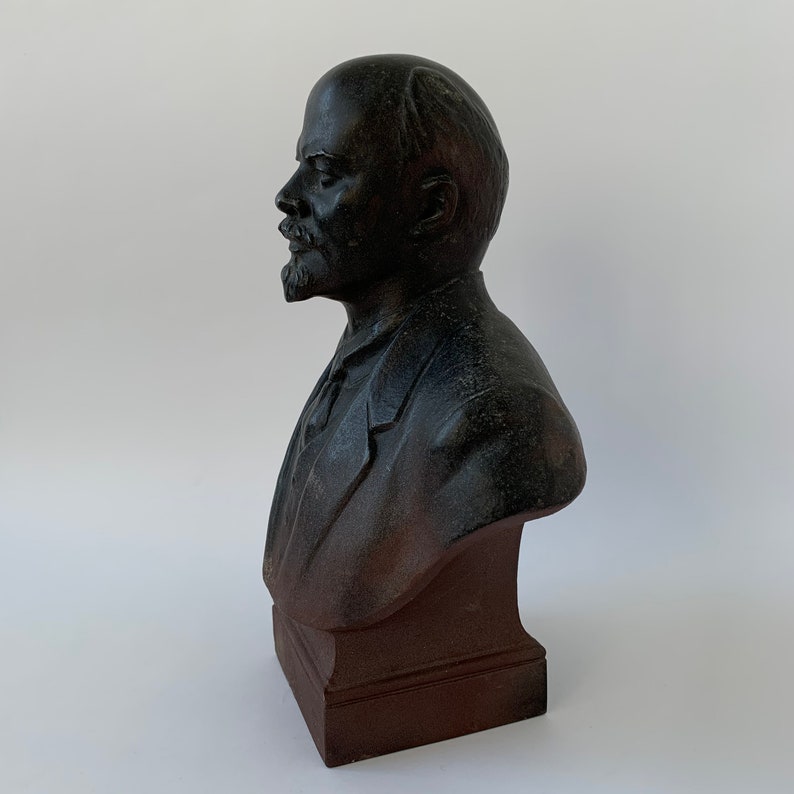Vintage Bust Lenin Soviet Table Sculpture Collectible | Etsy