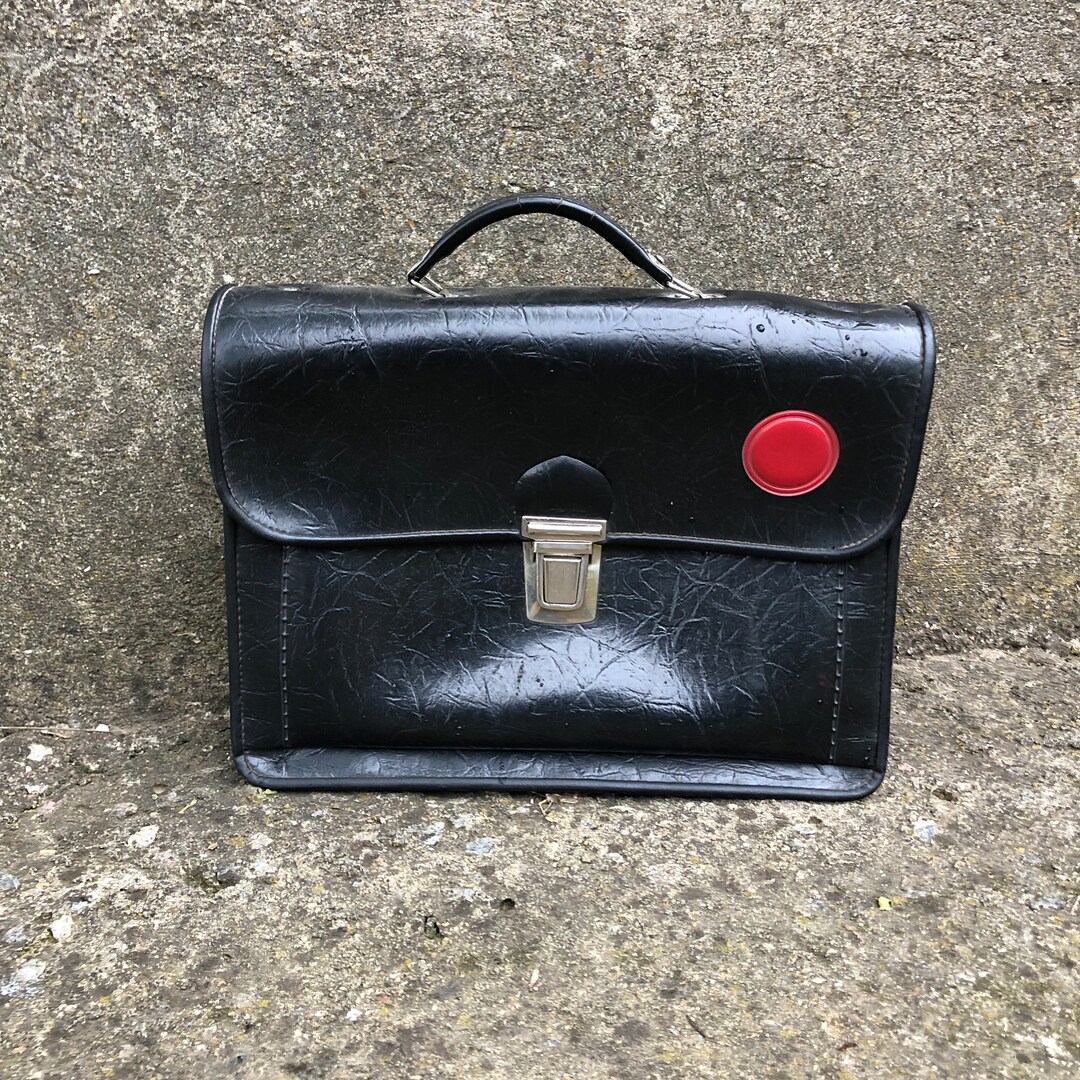 Vintage School Bag, Soviet Rare Bag, Black School Bag, Book Bag, USSR ...