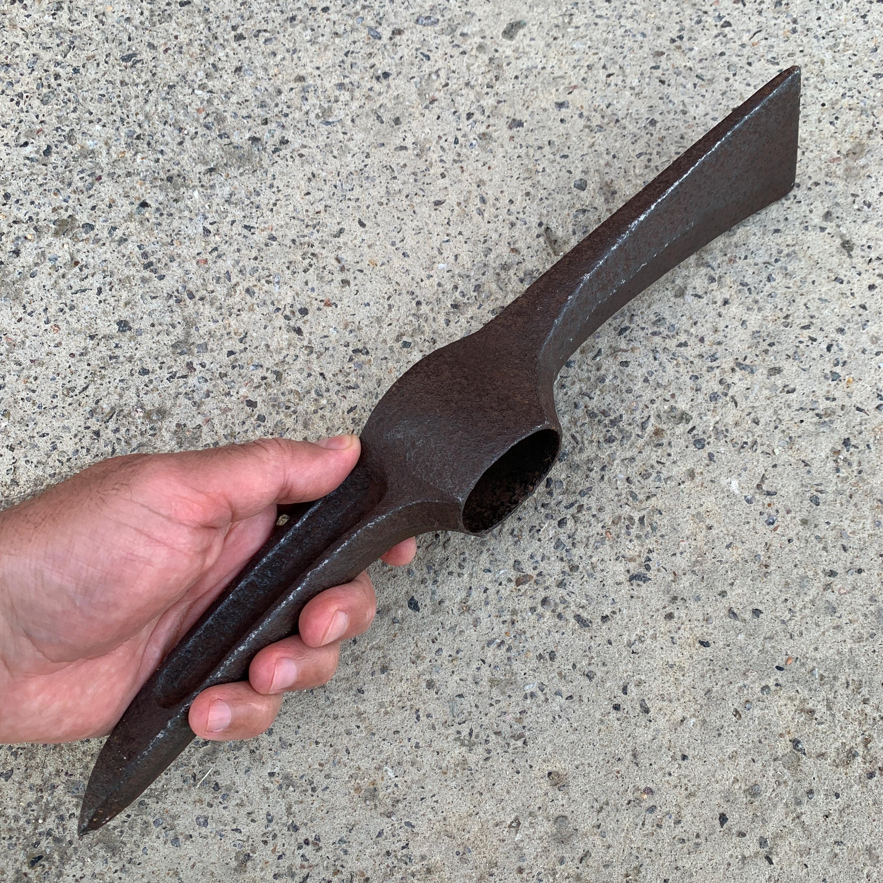 Vintage Craft Tool, Old Pickaxe, Digger's Tool, Construction Pickaxe ...