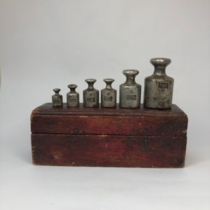 Vintage Weight Set, Soviet Trade Weights, Scale Weights, Rare Weight ...