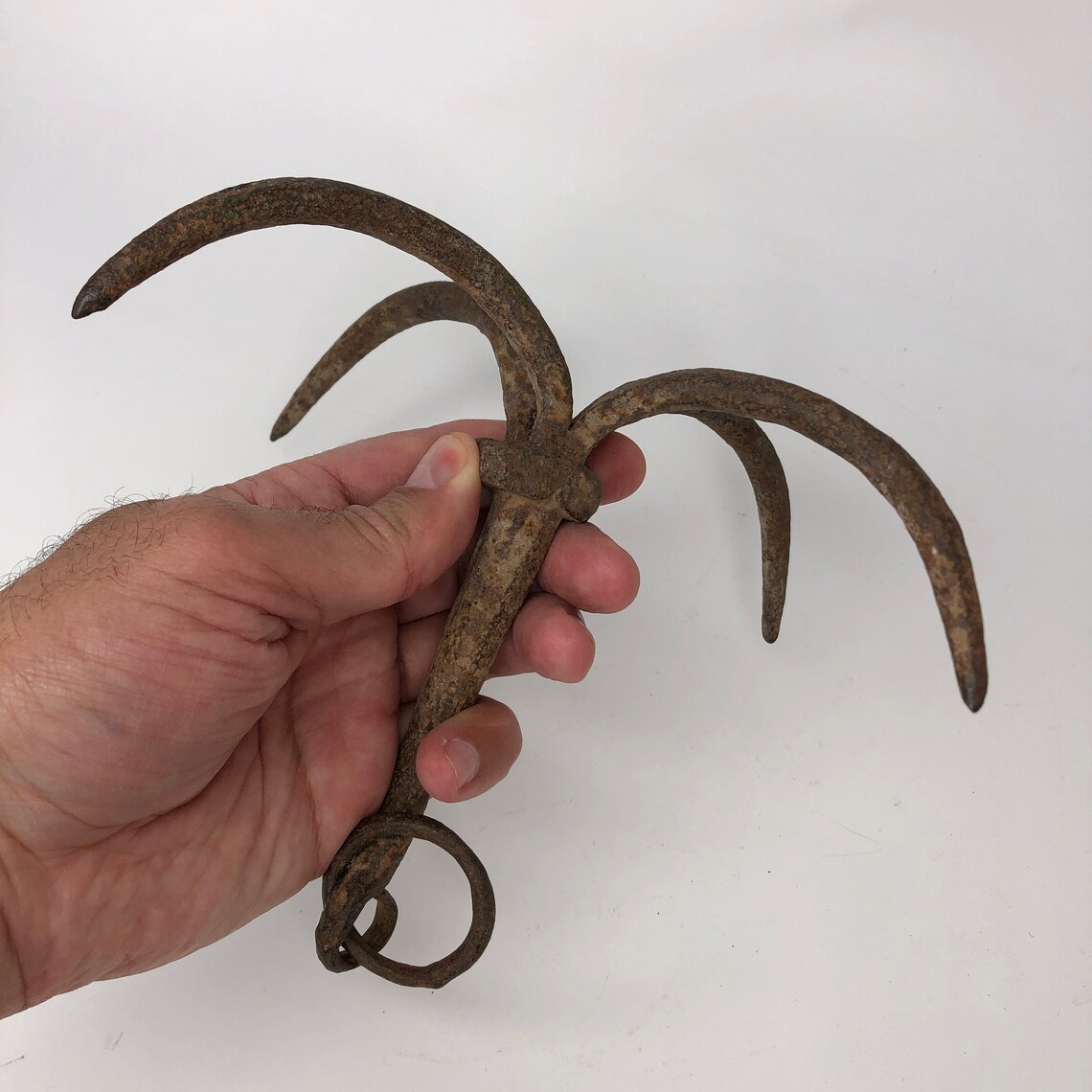 Antique Forged Hook Trawling Anchor Grappling Hook - Etsy