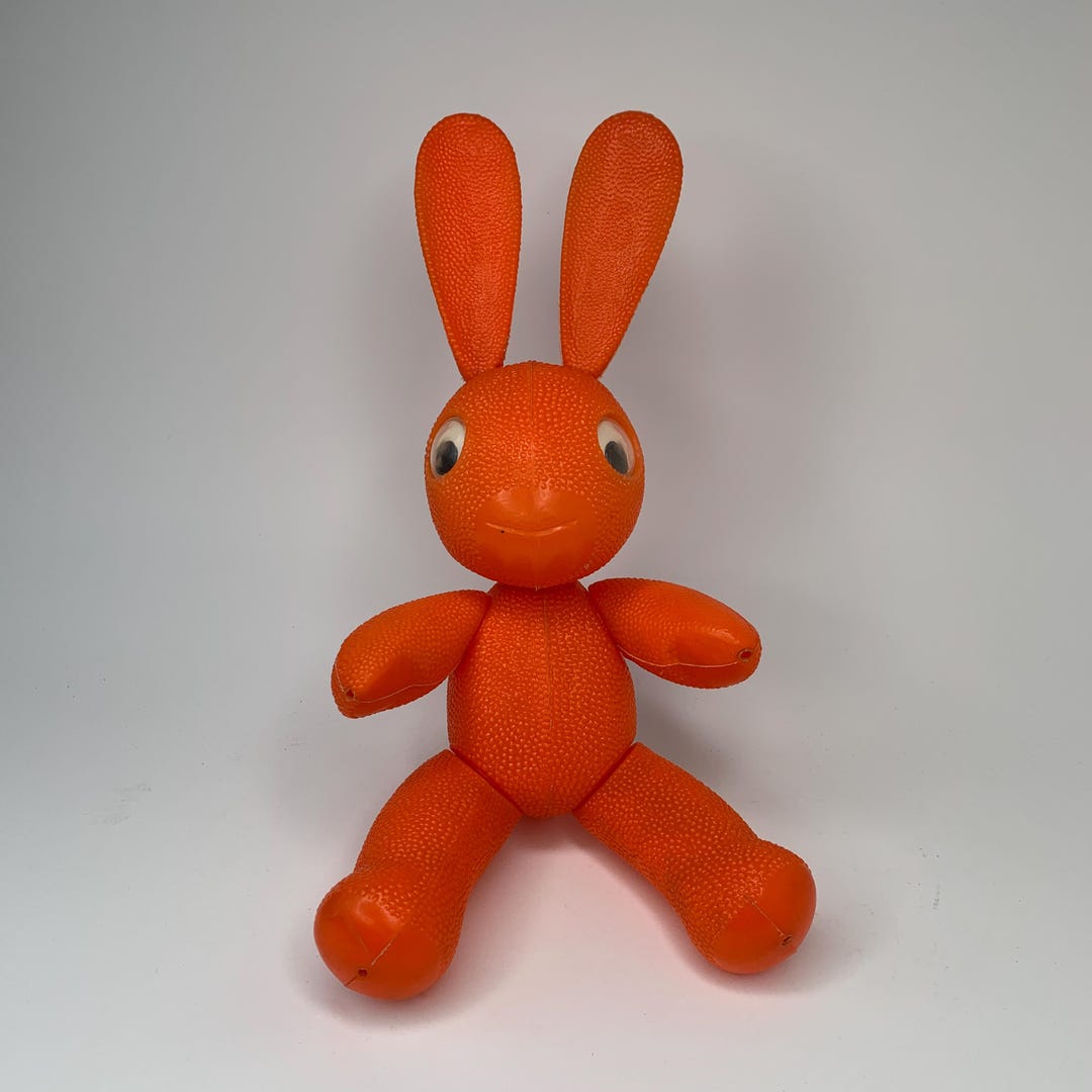 Vintage Plastic Rabbit, Vintage Toy, Old Toy, Plastic Hare, Rare Toy ...