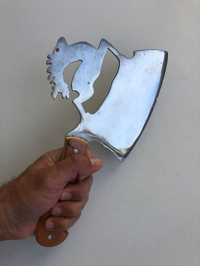 Soviet Butcher Ax Ornate Deer Blade Handmade Vintage Ax - Etsy