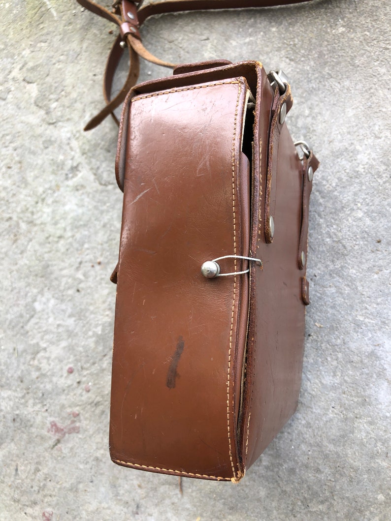 Vintage First Aid Kit, Medical Bag, Red Cross, Medical Shoulder Bag ...