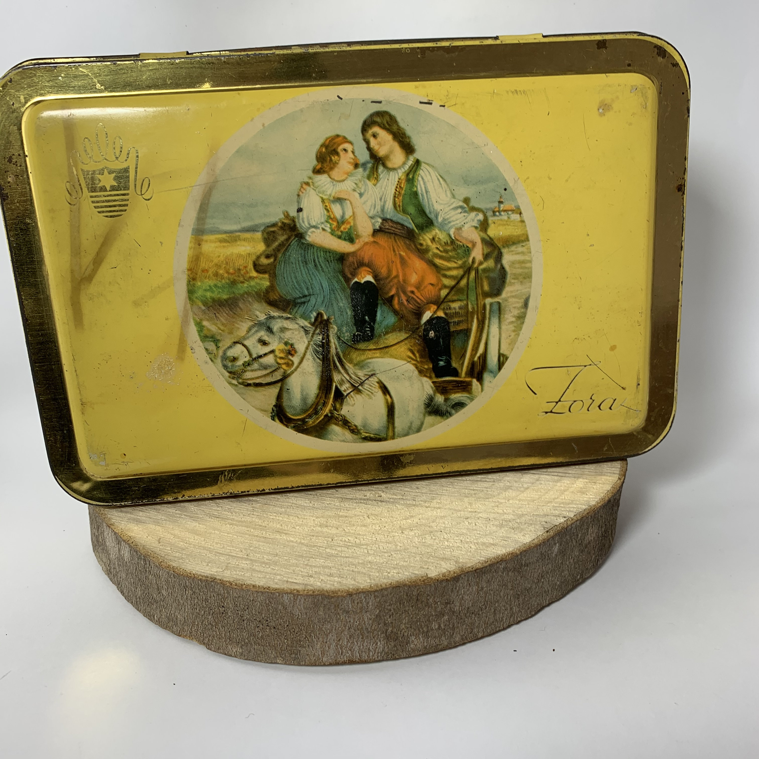 Large Vintage Candy Box 60s Candy Can Old Box Shabby Art | Etsy