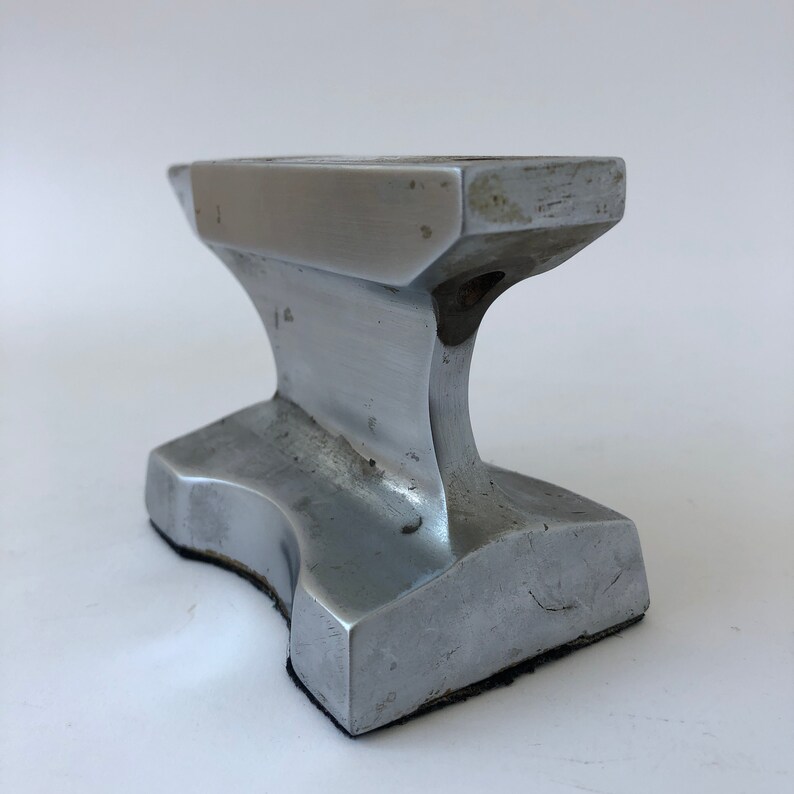 Vintage Miniature Anvil, Watchmaker's Anvil, Jeweler's Tool, Miniature ...