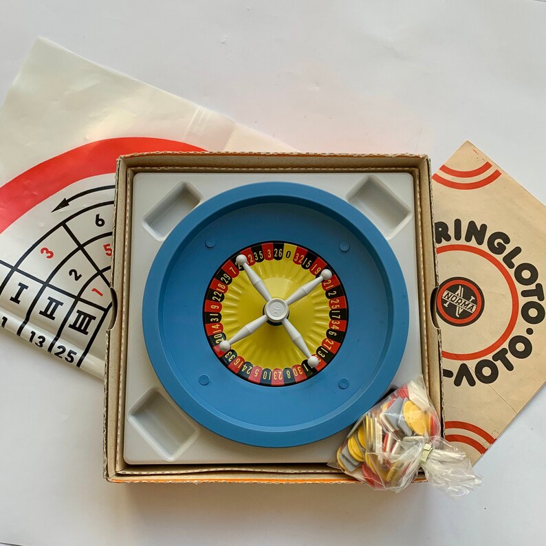 Board Game Casino Soviet Roulette Game Vintage Original - Etsy