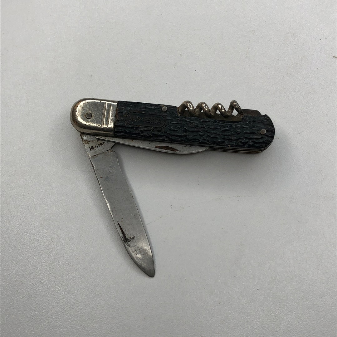 Vintage Folding Knife, German Folding Knife, VEB SESTA, DDR, Pocket ...