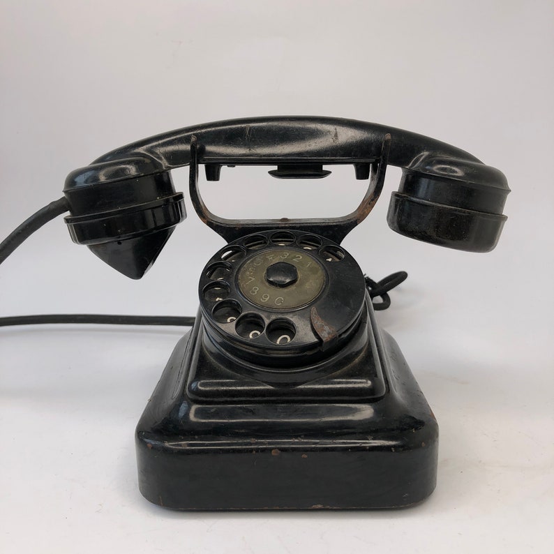 Vintage Rotary Telephone Soviet Desk Phone Rotary Dial | Etsy