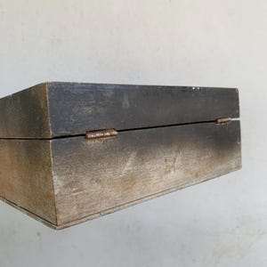 Vintage Shaving Box, Wooden Box With Mirror, Travel Shaving Box, Old ...
