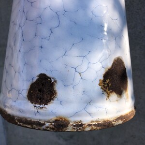 Vintage Enamel Pitcher, Water Pitcher, Large Bath Pitcher, Rustic Decor ...