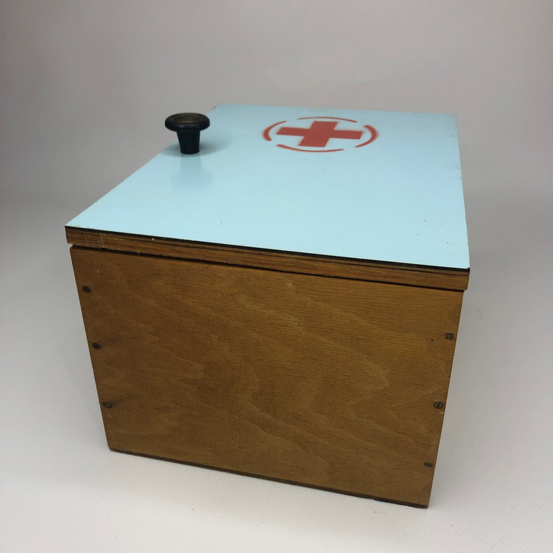 Vintage First Aid Kit Medical Box Soviet Wooden Wall | Etsy