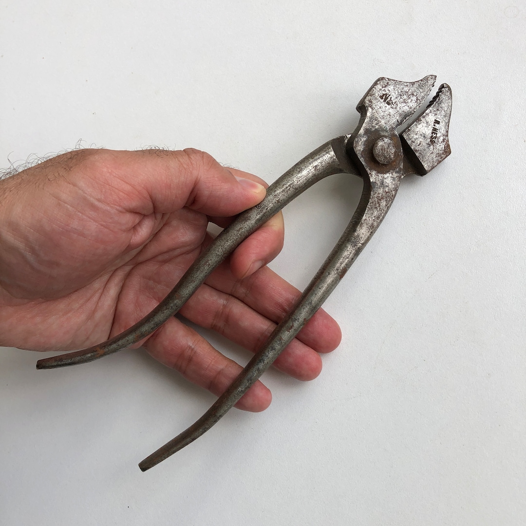 Antique Shoemaker's Pliers, Germany 1920, Antique Tool, Leatherworking ...