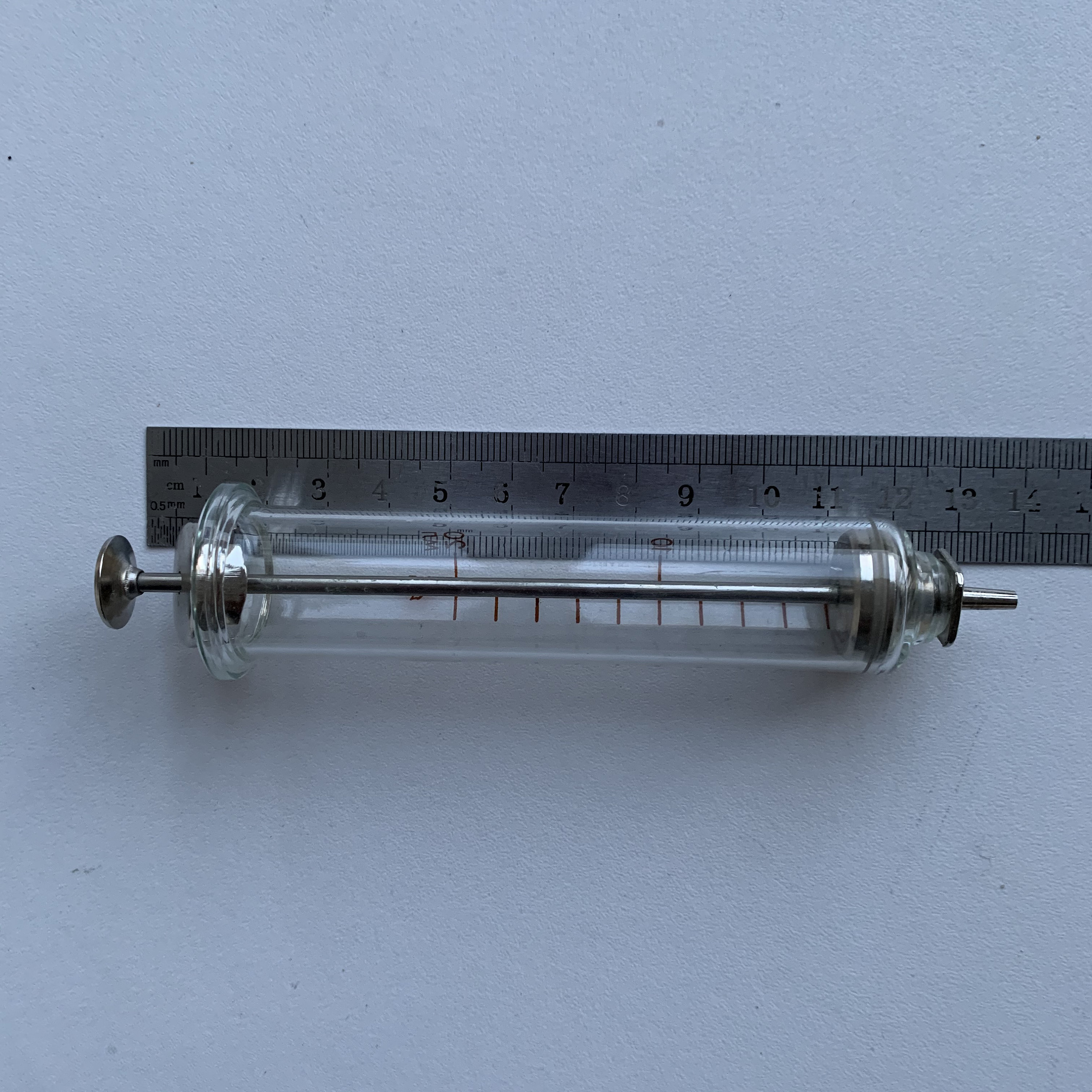 Reusable medical injection syringe 20ml Glass plunger and | Etsy