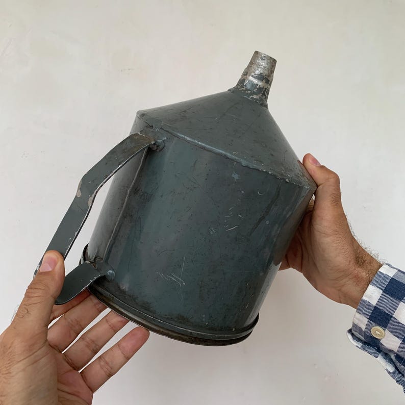 Vintage Funnel Sieve, Aircraft Funnel, Large Funnel, Military Aviation ...