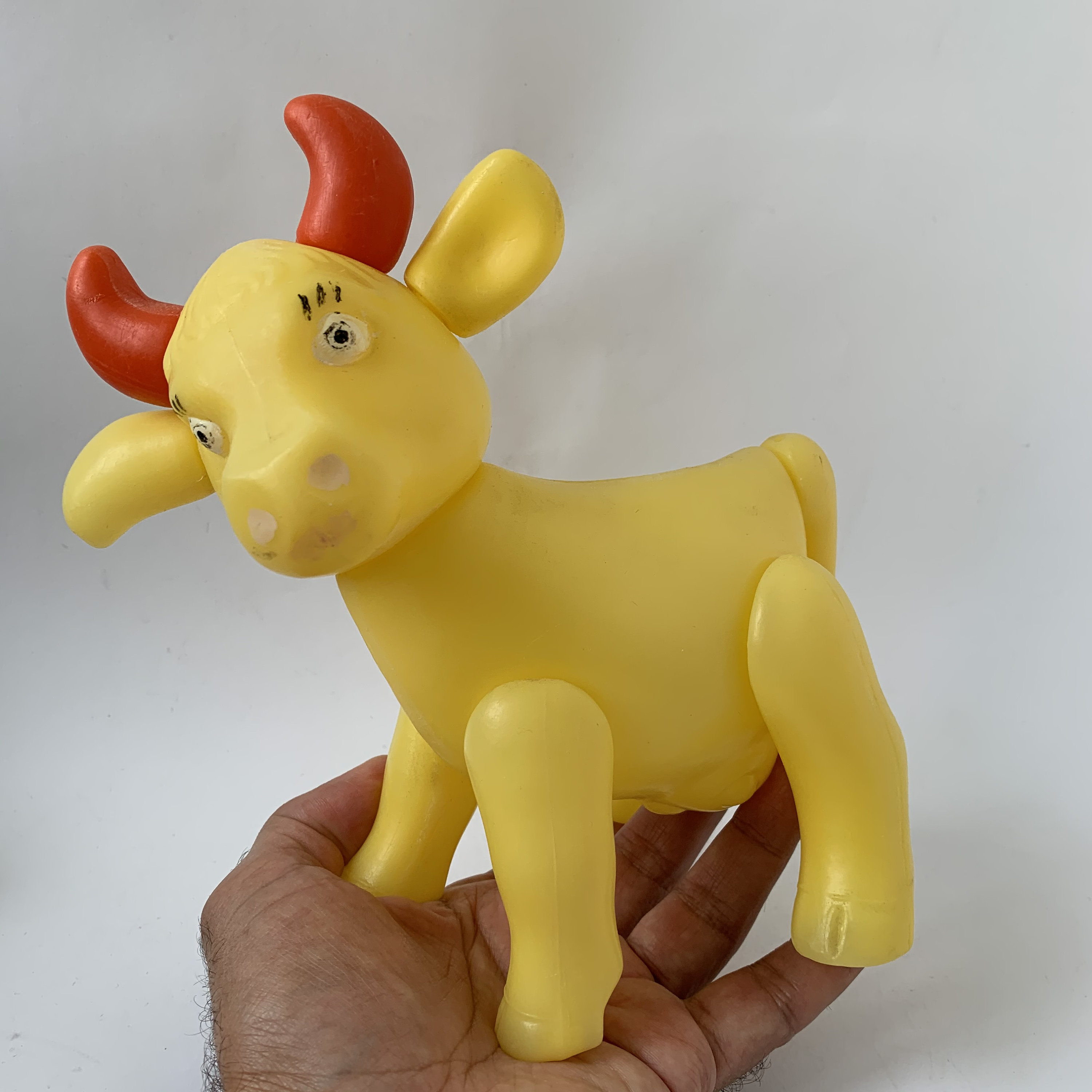 Vintage toy Cow Soviet plastic toy Plastic cow | Etsy