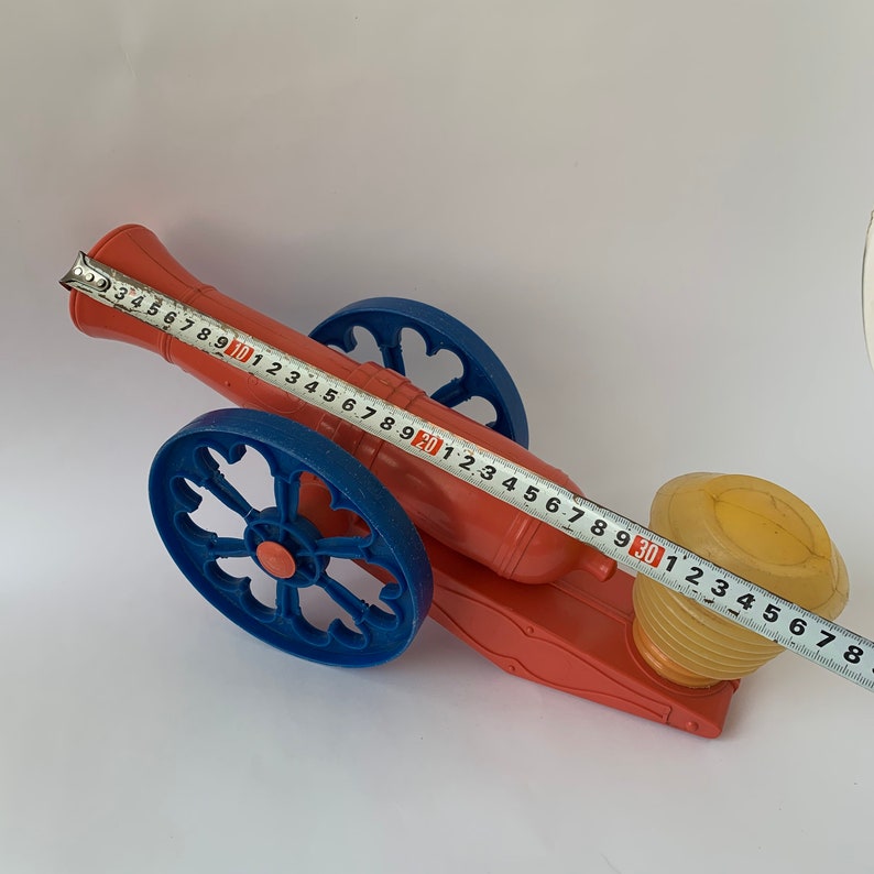 Large Vintage Toy Cannon Soviet Plastic Cannon Toy Cannon - Etsy