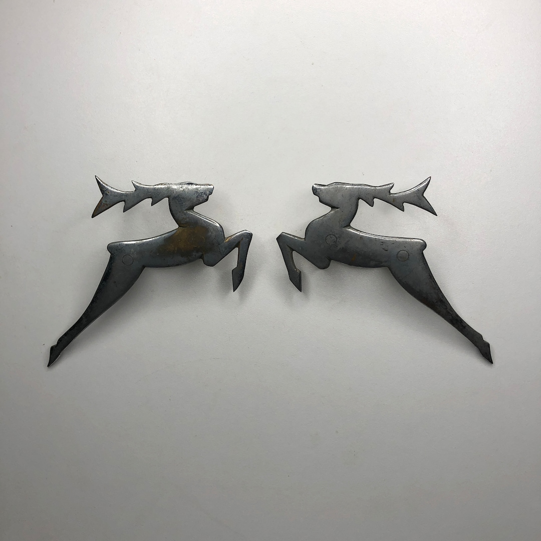 Vintage Car Emblem, Retro Car, Deer, Volga GAZ 21, Original Logo ...