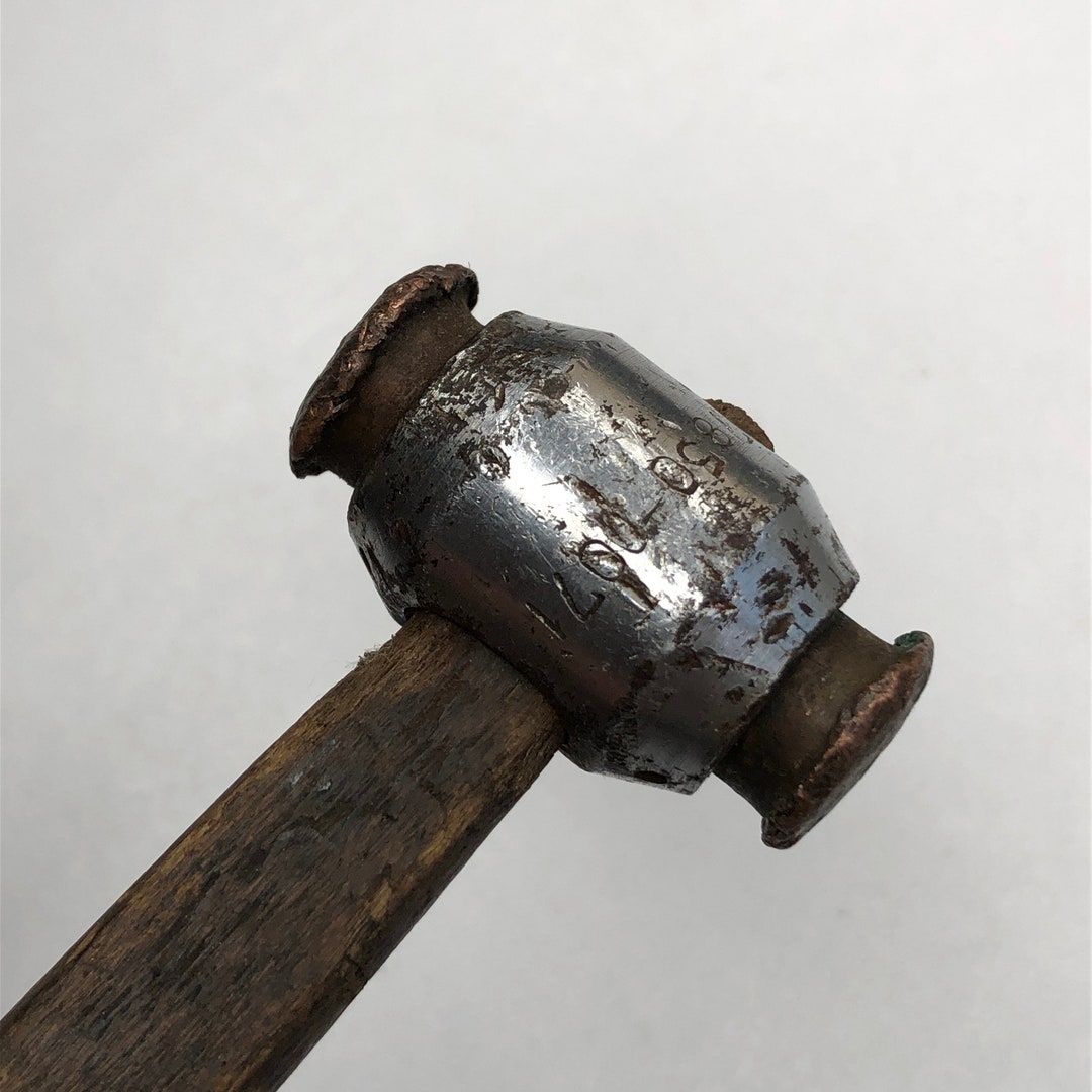 Antique Copper Hammer, Vintage Hammer, Soviet Hammer, Straightening ...