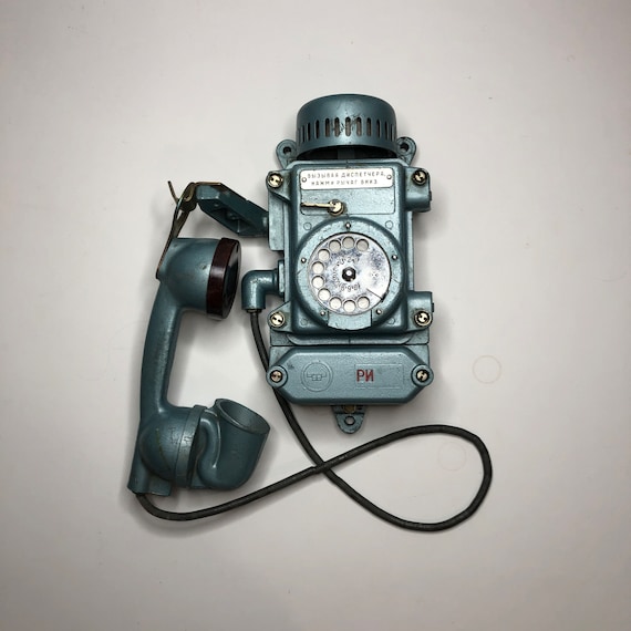 Vintage Bunker Phone Soviet Wall Phone Rare Phone Rotary - Etsy