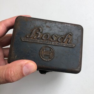 Vintage Metal Box Bosch Car Light Box Collector's Box - Etsy