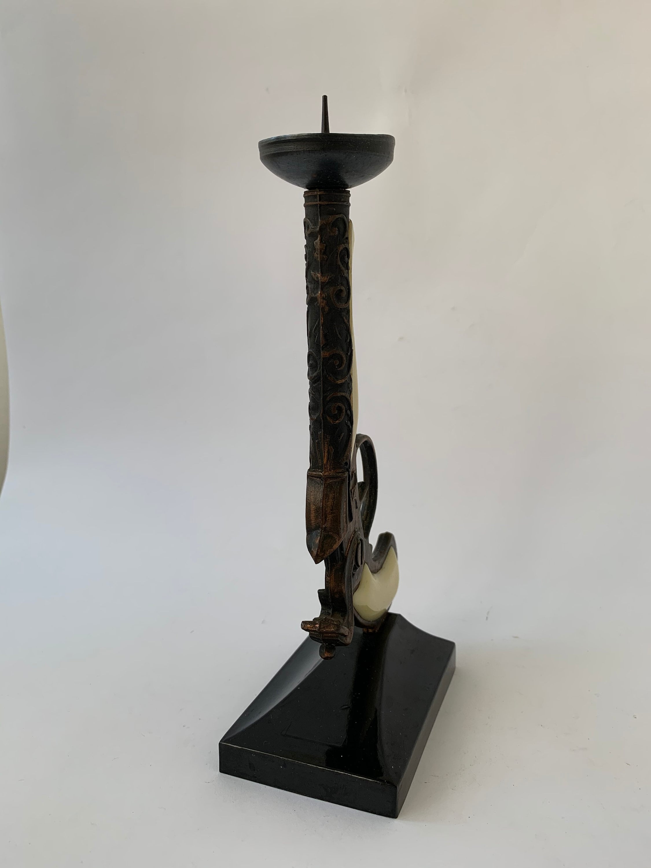 Vintage Candlestick pistol Soviet Candle Holder - Etsy