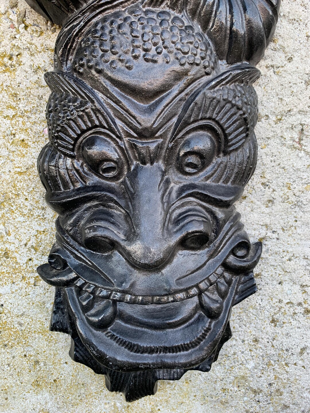 Vintage Devil Mask, Devil Face, Handmade, Metal Devil, Wall Decor ...