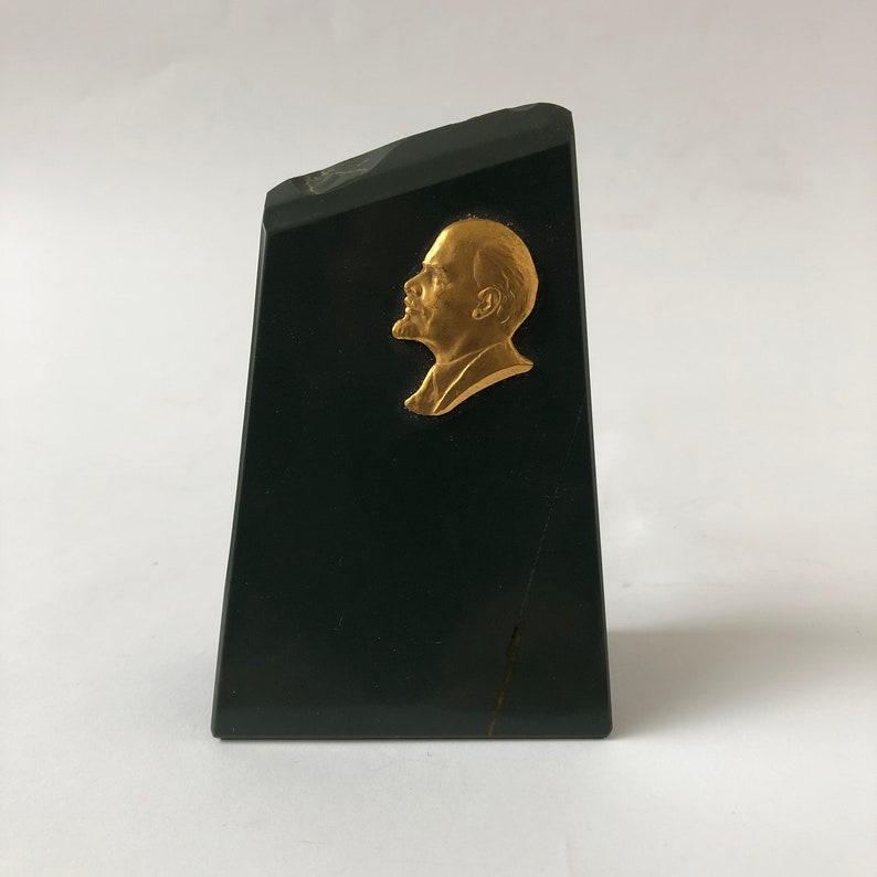 Vintage Souvenir "lenin", Miniature Desktop Monument, Natural Stone ...