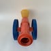 Large Vintage Toy Cannon, Soviet Plastic Cannon, Toy Cannon, Rare Toy ...