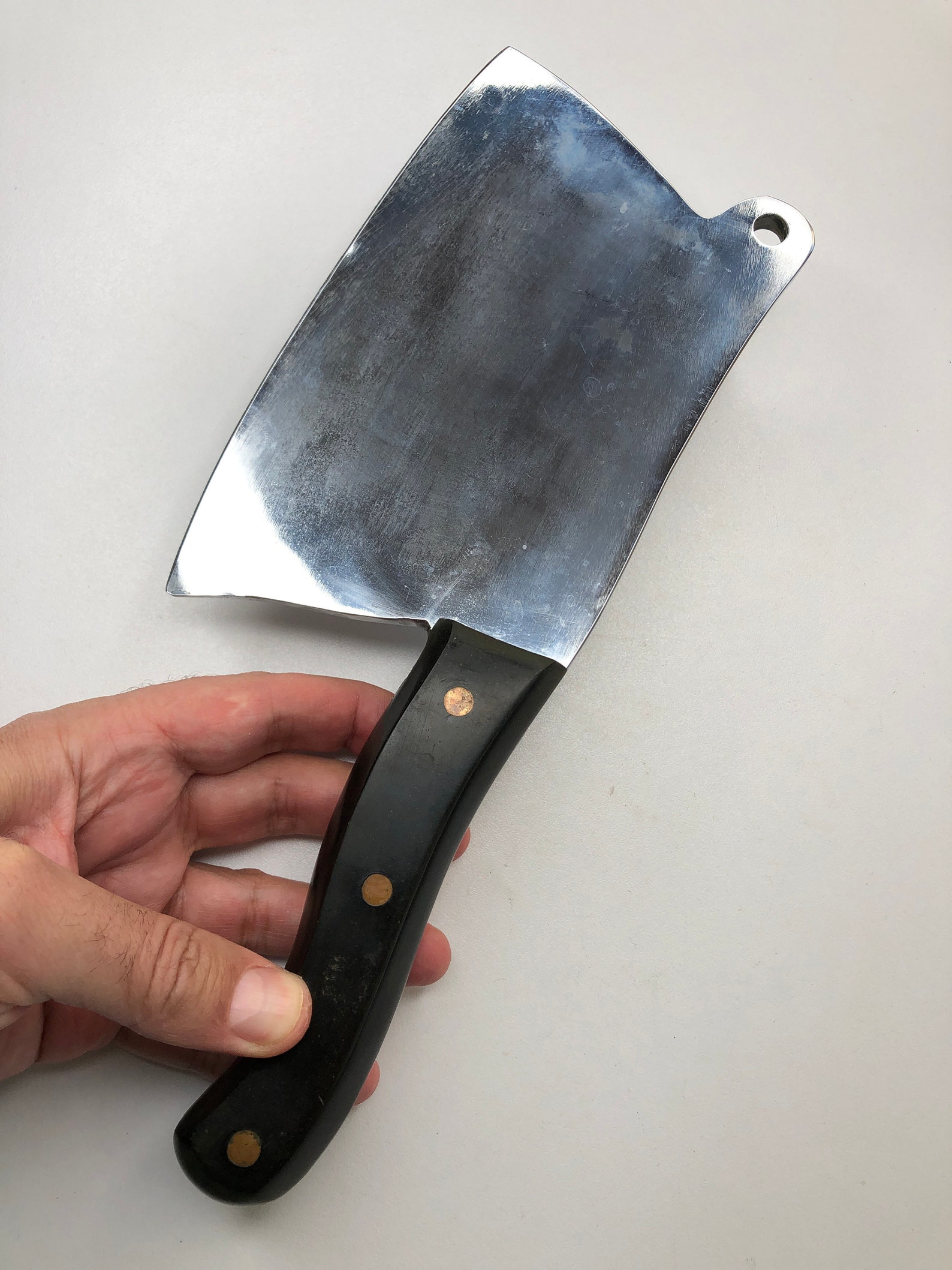 Vintage Kitchen Axe, Butcher's Axe, Soviet Axe, Handmade, Steel Axe ...
