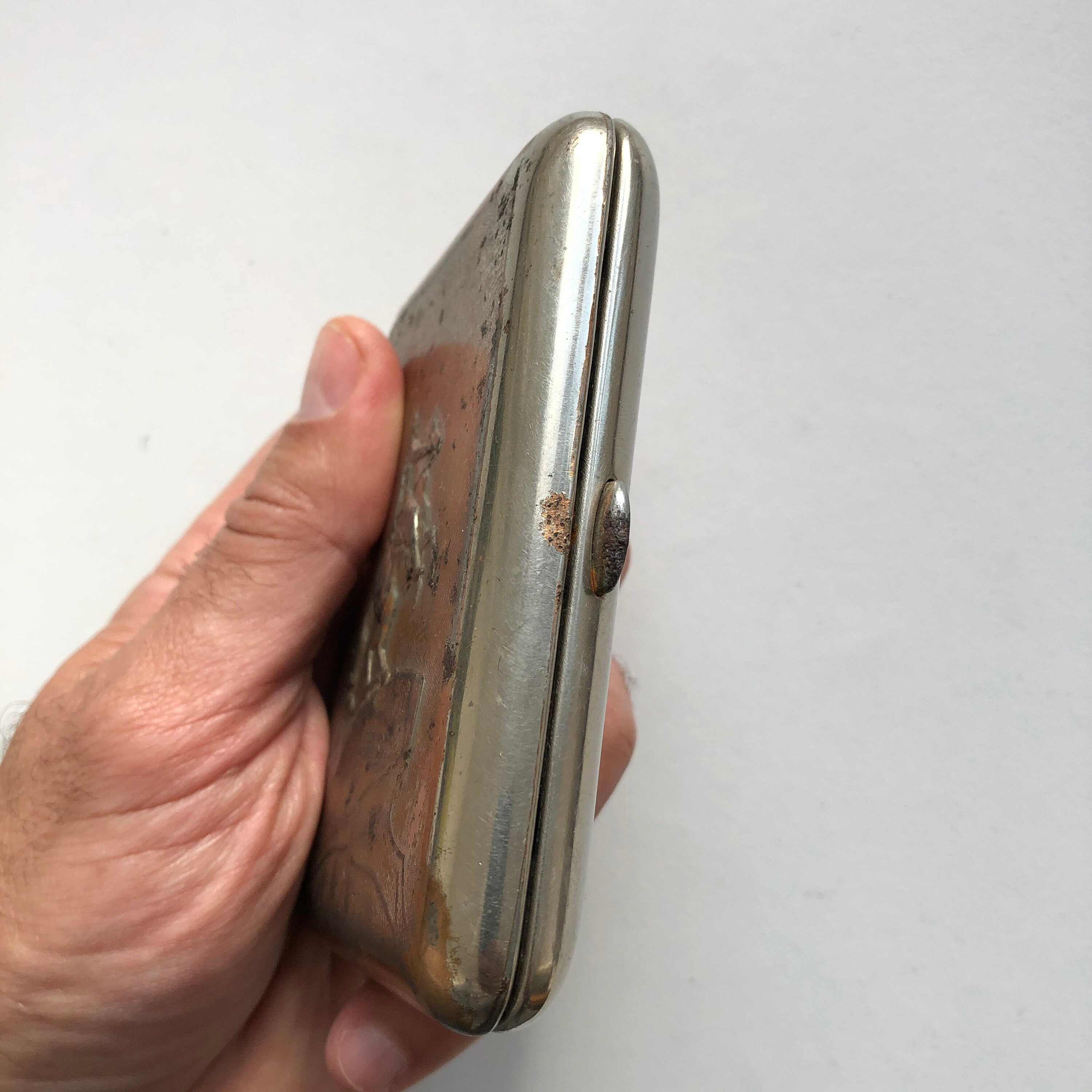 Vintage Cigarette Case With the Image of "peter 1", Soviet Cigarette ...