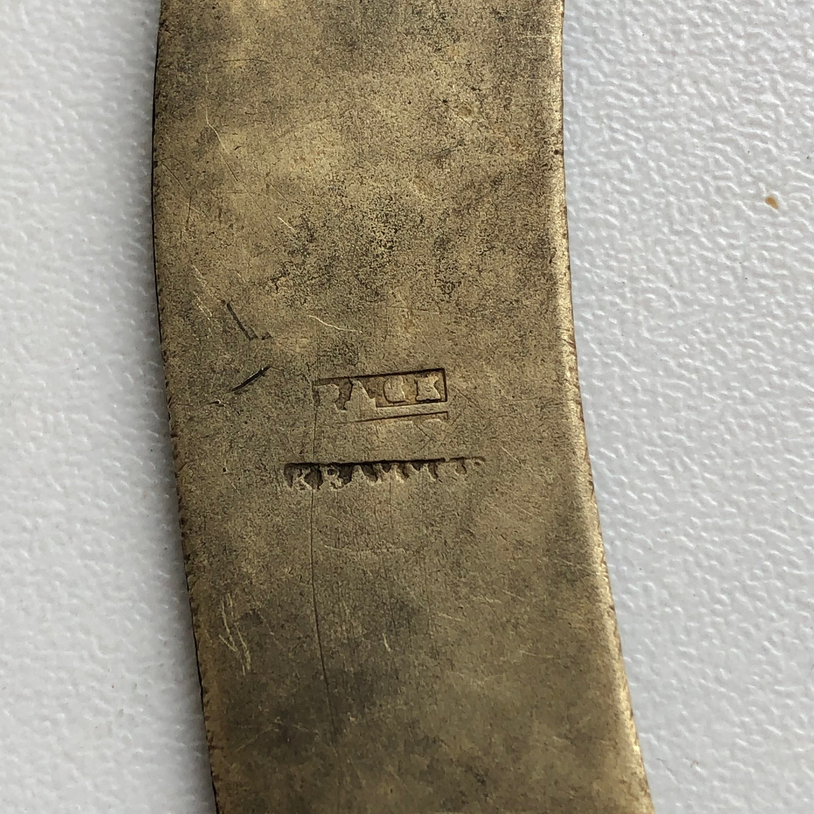 Antique Mustache Comb Men's Pocket Comb Bronze Comb - Etsy