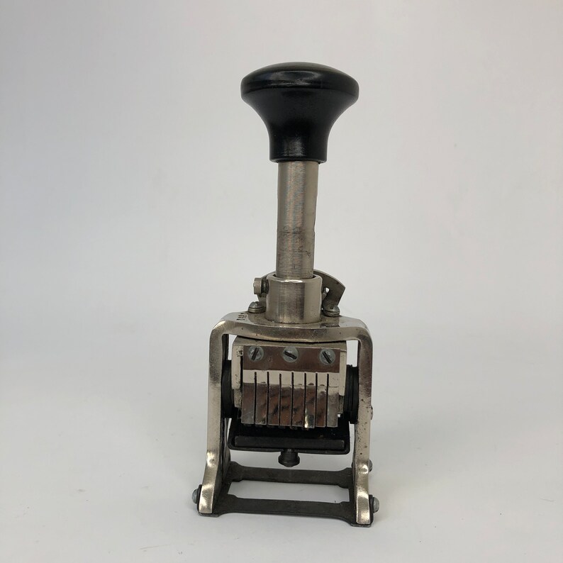 Vintage Numbering Machine Mechanical Sequential Numbering - Etsy