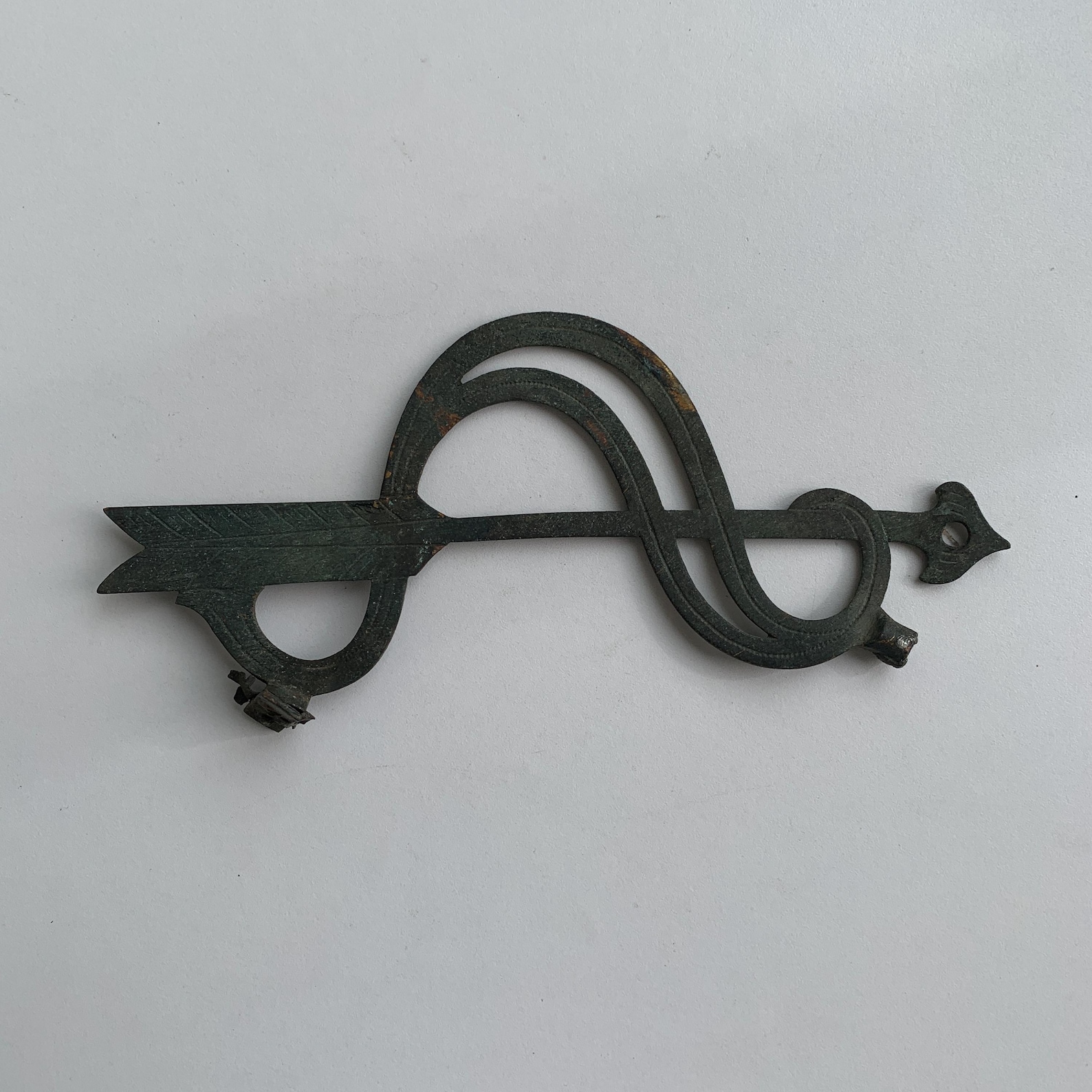 Vintage Arrow Sign, Bronze Arrow, Arrow Decor, Architectural Trophy ...