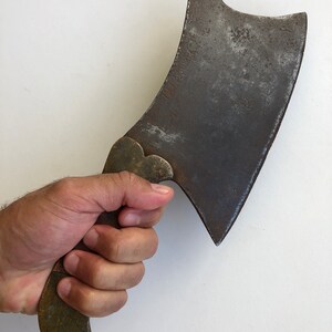 Vintage Kitchen Axe, Meat Axe, Rare Axe, Cleaver, Chopping Axe, Butcher ...