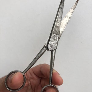 Vintage Barber Scissors, Old Scissors, Hair Cutting, Collectible ...