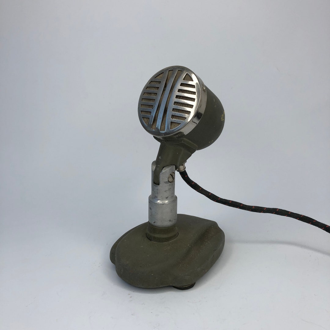 Vintage Oktava Microphone, Retro Technique, Soviet Desktop Microphone ...